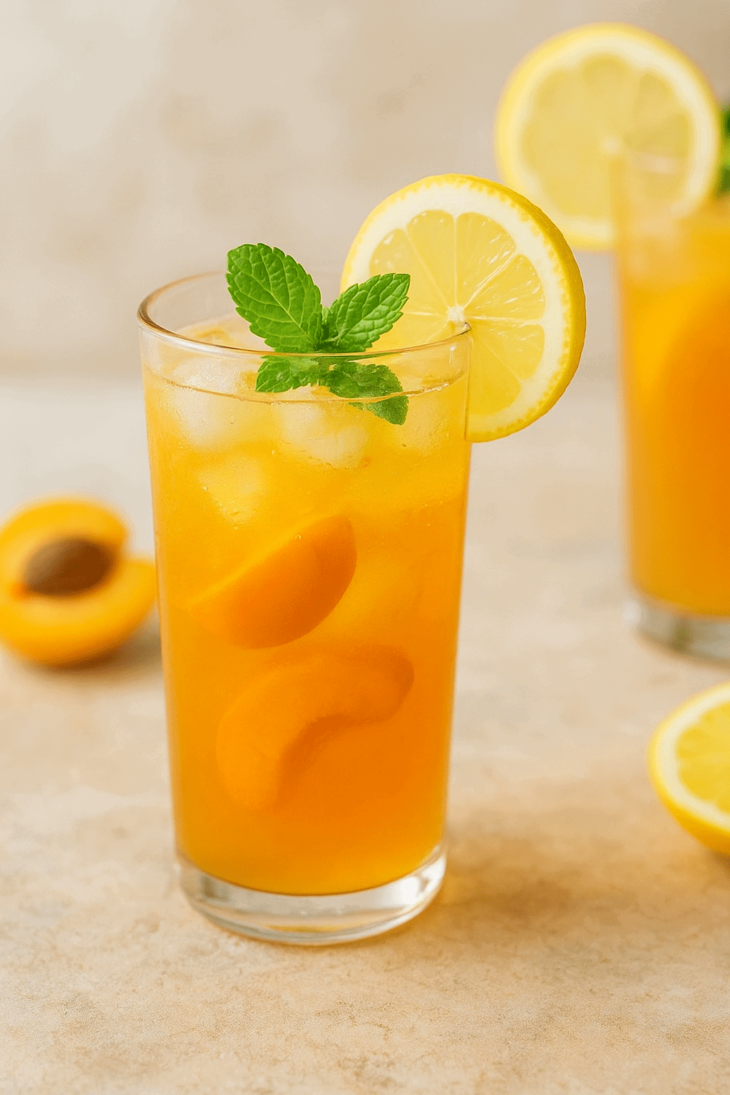 Apricot Lemonade Iced Tea – 5-Minute Delightful Refreshing Summer Drink ...